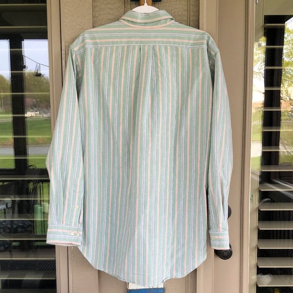 Polo Ralph Lauren | Shirts | Polo Ralph Lauren Mint Green W Red Stripe ...